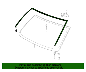 1996-2025 GM Reveal Molding 84364168 GM | GMPartsDirect.com