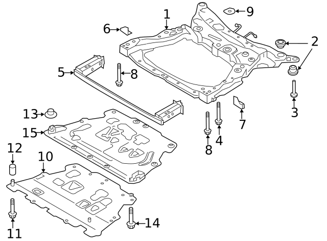 31476358 - Lower Impact Bar - 2019-2021 Volvo | Volvo OEM Parts Direct