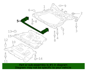 31476358 - Lower Impact Bar - 2019-2021 Volvo | Volvo OEM Parts Direct
