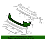 2018-2020 Volkswagen Atlas Bumper Cover 3CN-807-421-GRU | VW Direct Parts