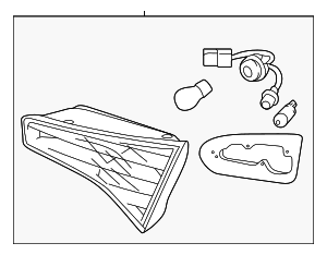 92404-4C500 - Backup Lamp Assembly - 2014 2015 Kia Optima | World Kia Parts