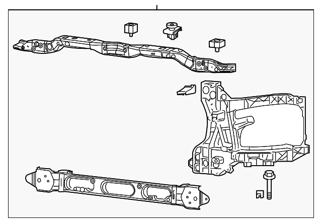 2014-2018 Ram Radiator Support 68217752AB | TascaParts.com