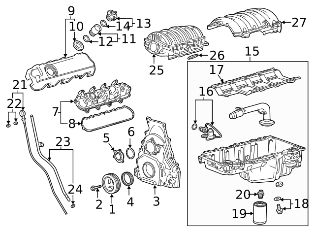 2021-2023 GM Intake Manifold 12677612 | TascaParts.com