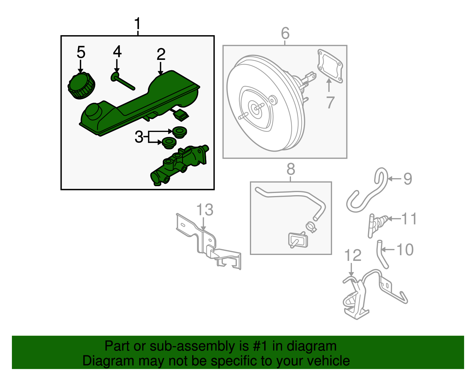 2007-2015 Mazda CX-9 Master Cylinder TD11-43-40ZA | OEM Parts Online