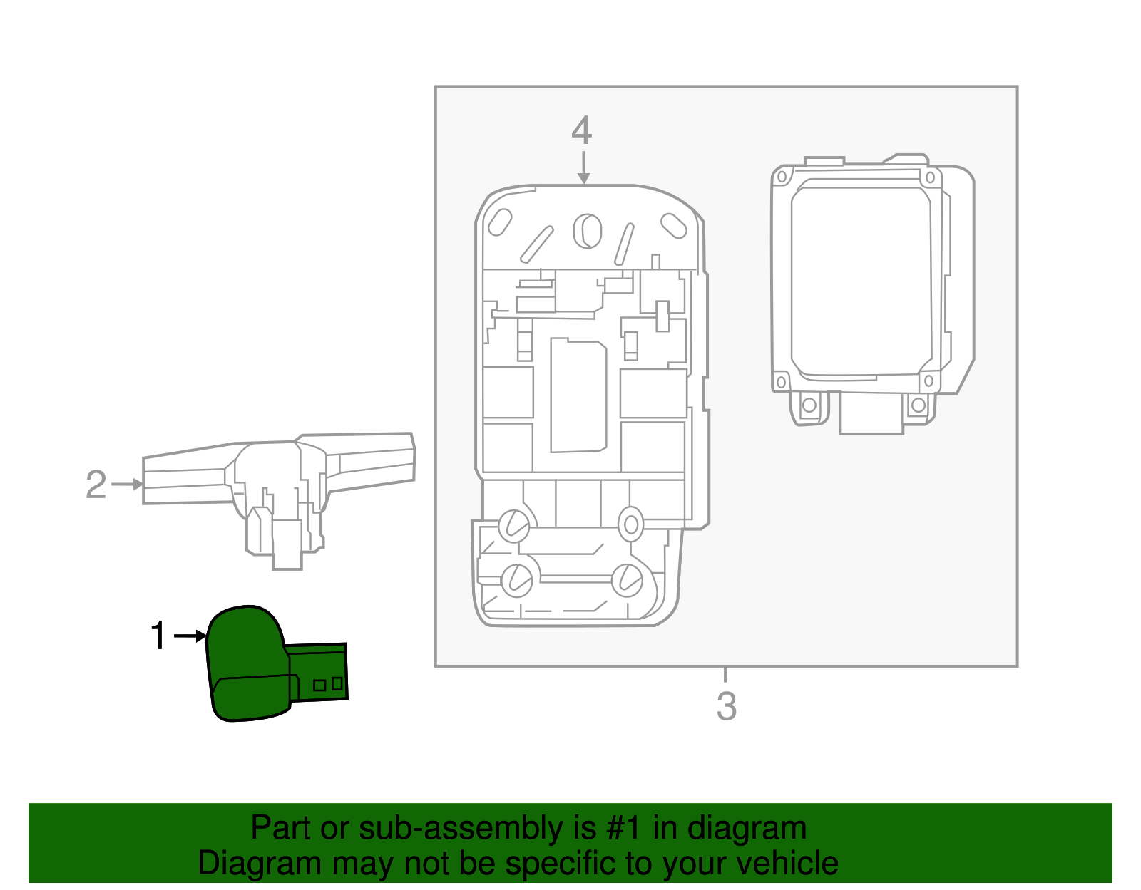 2016-2017 Nissan Maxima Park Sensor 28438-4RA0D | Melloy Nissan Parts