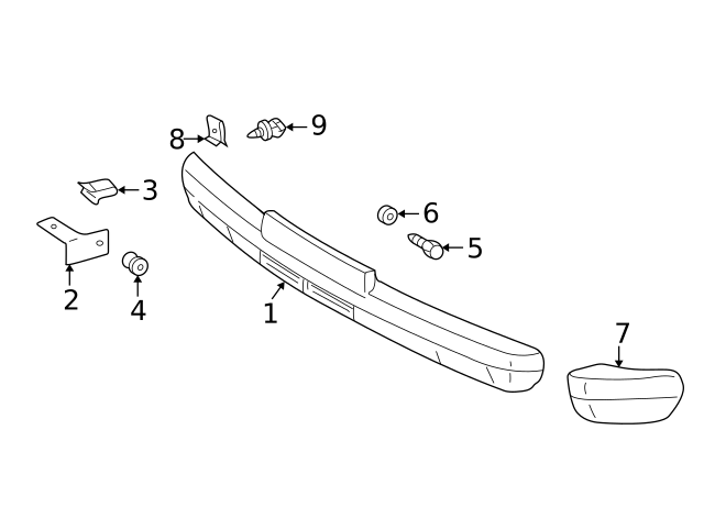 Genuine OEM Front Bumper | 463-880-20-04 | Fits Select 2013-2015 ...