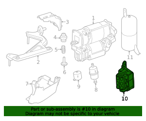 2010-2018 Mercedes-Benz Valve 212-320-06-58 | MB OEM Parts