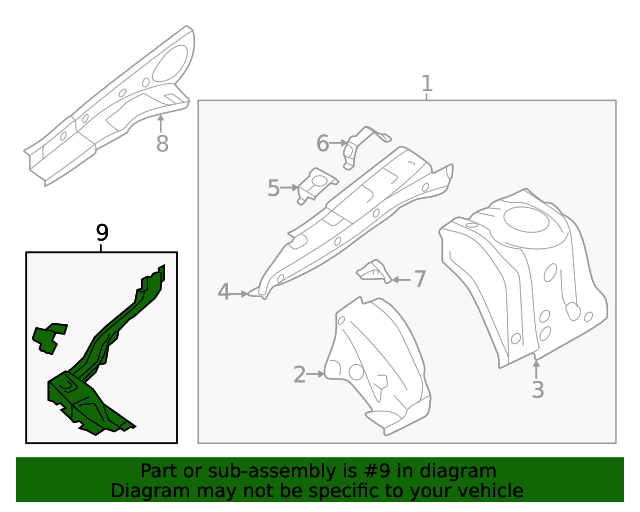 51690FL0309P - Apron Extension - 2018-2021 Subaru Crosstrek | World OEM ...