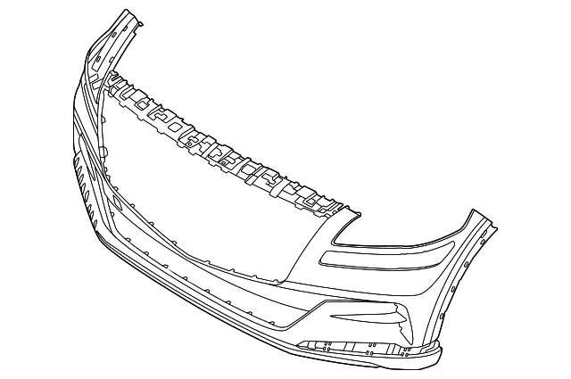 2021-2024 Genesis GV80 Bumper Cover 86510-T6020 | Checkered Flag ...