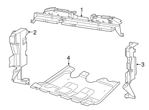 2014-2018 Jeep Cherokee Skid Plate 68249570AA | TascaParts.com