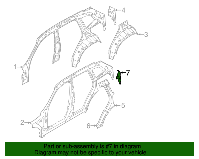 Genuine BMW 41-00-7-493-968 | Outer Brace | FREE Shipping on Most ...