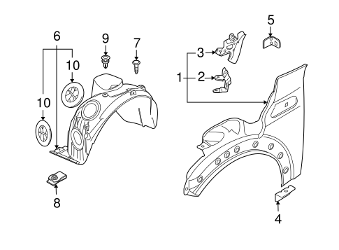 Fender & Components for 2012 Mini Cooper | Mini Parts Direct
