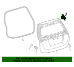 2013-2018 Toyota RAV4 Glass Side Bracket 64886-0R010 | Toyota Parts Center