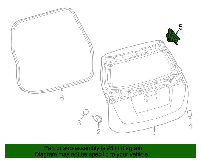 64885-0R010 - Glass Side Bracket - 2013-2018 Toyota RAV4 | OEM Genuine ...