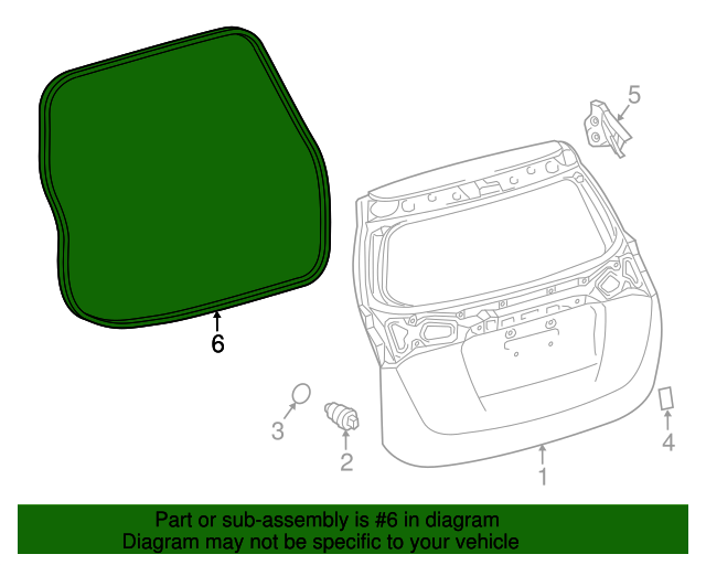2013-2018 Toyota RAV4 Weatherstrip 67881-0R030 | AutoNationParts.com