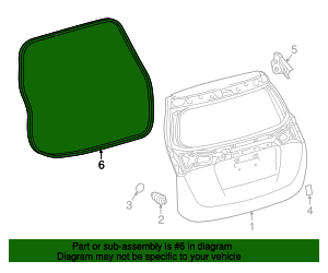 2013-2018 Toyota RAV4 Weatherstrip 67881-0R030 | AutoNationParts.com