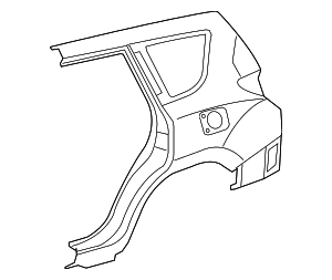 61601-0R021 - Quarter Panel - 2006-2012 Toyota RAV4 | OEM Genuine ...