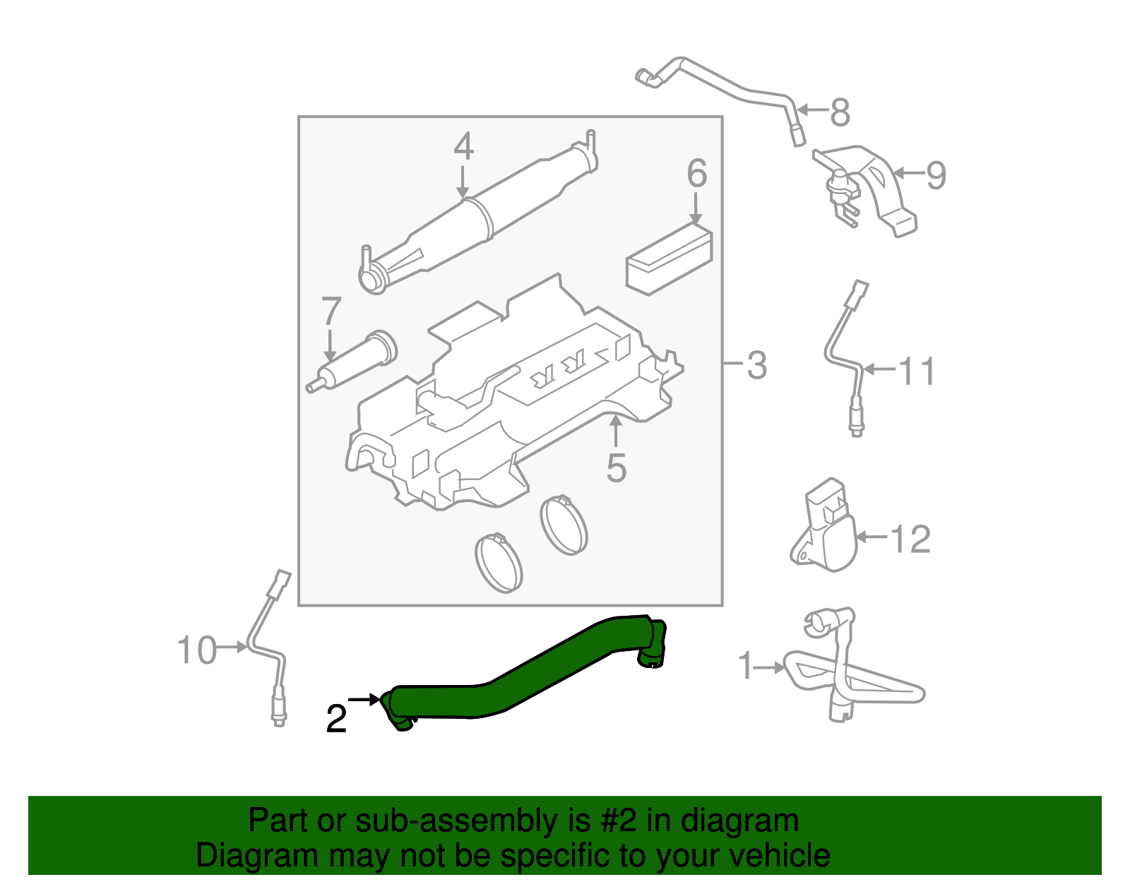 KCV-219 - Motorcraft™ PCV Valve Hose 2005-2011 Ford | AutoNation Parts