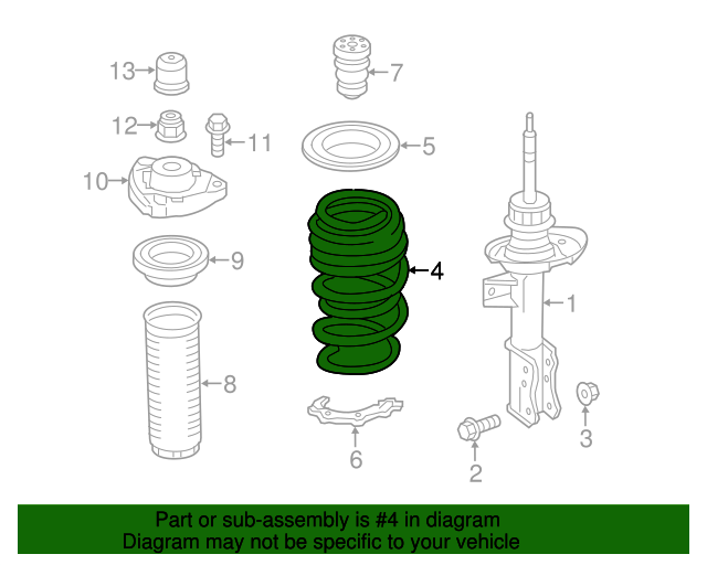 2014-2021 Mercedes-Benz CLA 250 Coil Spring 176-321-04-04 | Mercedes ...