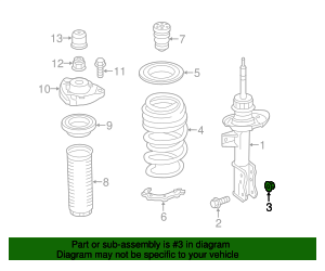 005-990-50-50 - Suspension Ball Joint Nut / Washer 2014-2023 Mercedes ...