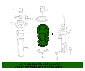 2014-2021 Mercedes-Benz CLA 250 Coil Spring 176-321-04-04 | Mercedes ...