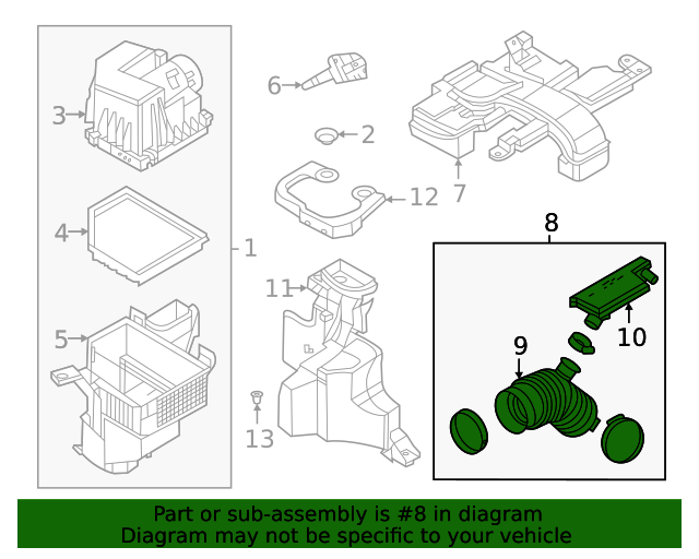 16577-6LB0C - Air Hose 2020-2024 Nissan Sentra | Nissan Parts & Accessories Online