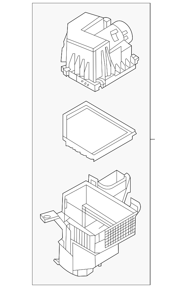 16500-6LY0A - 2024-2025 Nissan Sentra - Air Cleaner Assembly | Anicra ...