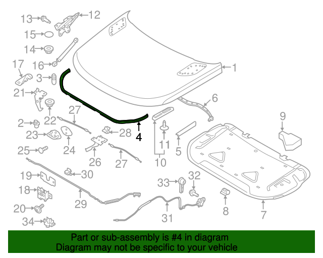 Genuine OEM Front Seal Part# LR039085 Fits 2013-2022 Land Rover: Up To ...