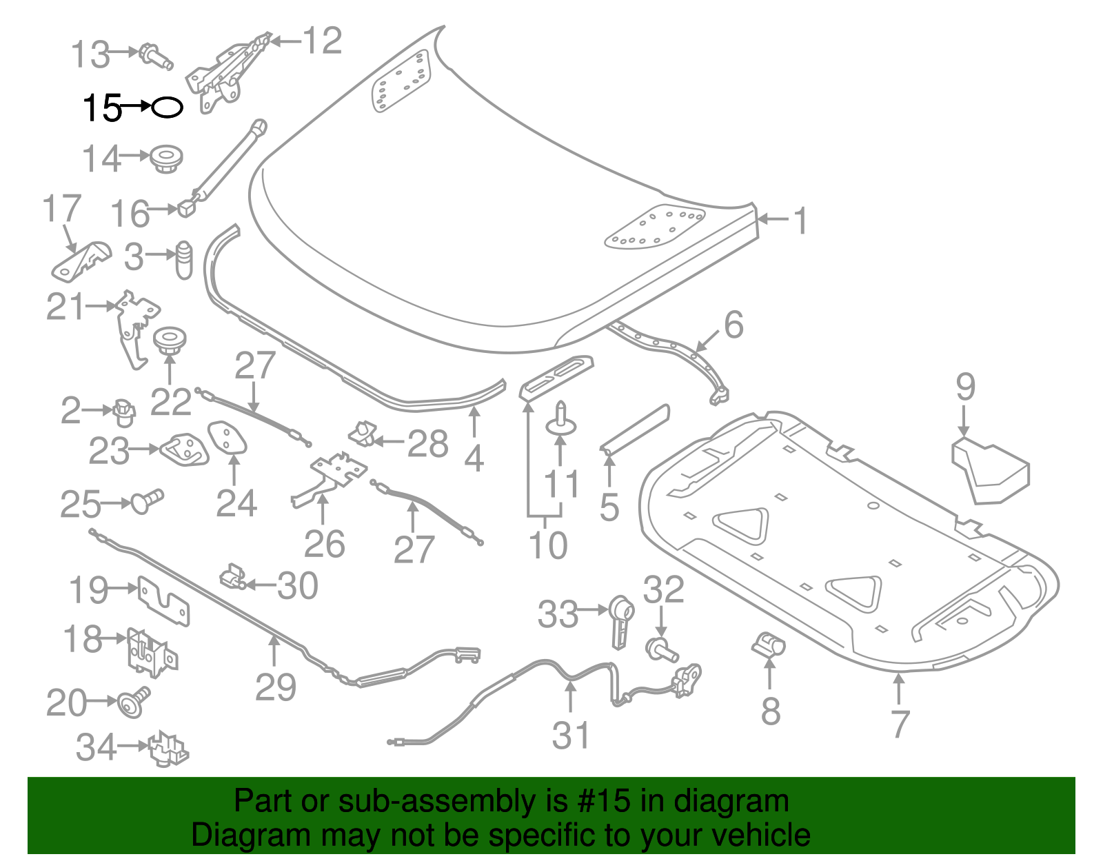LR044832 - Hinge Cap 2013-2022 Land Rover | Land Leaping Genuine ...