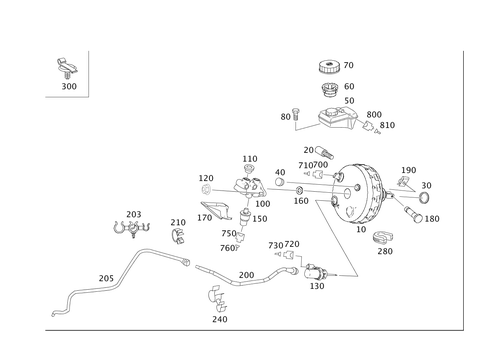 Brake Booster for 2007 Mercedes-Benz R500 | Mercedes-Benz USA Parts