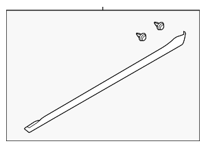 2013-2017 Subaru Rocker Molding 91112FJ141 | Subaru Parts Store