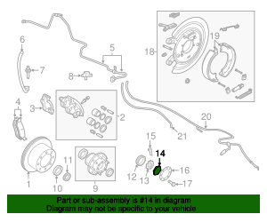 2003-2015 Mopar Nut 05086760AB | Mopar Parts Canada
