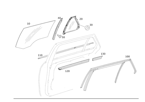 Rear Door Window System for 2014 Mercedes-Benz E 63 AMG® S | Mercedes ...