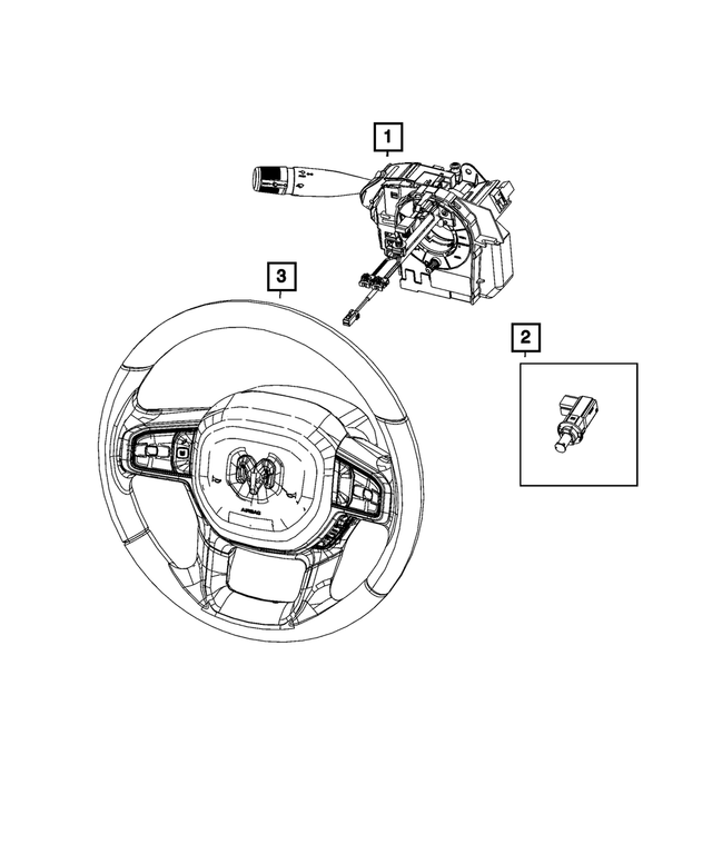 2023-2024 Ram Steering Control Module 68508702AG | Mopar eStore