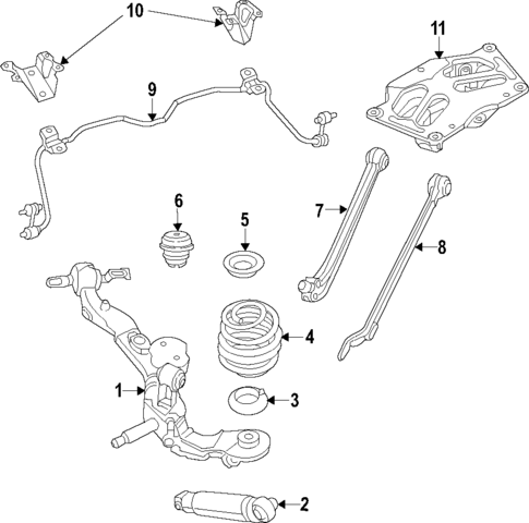 Rear Suspension for 2015 Ram ProMaster City | TascaParts.com