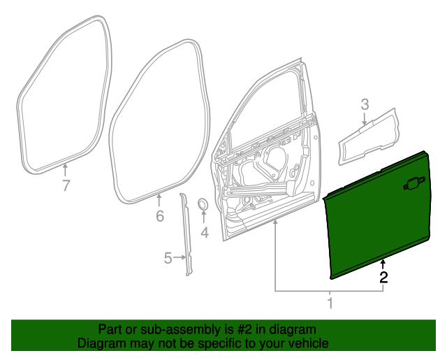 2018-2020 Buick Outer Panel 39103753 | GMPartsDirect.com