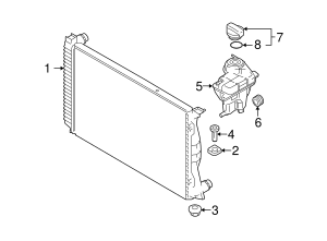 4F0-121-251-AF - Radiator 2005-2011 Audi | AutoNationParts.com