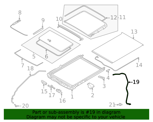 91393-9FV0A - Drain Hose 2020-2024 Nissan | Nissan Parts & Accessories ...