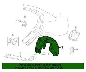 2015-2023 Dodge Charger Shield 68477159aa | TascaParts.com
