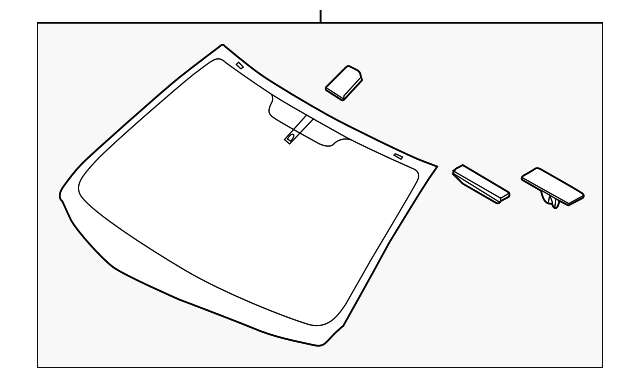 Genuine Windshield Glass for 2011-2016 Hyundai | Part# 86110-3X300 ...