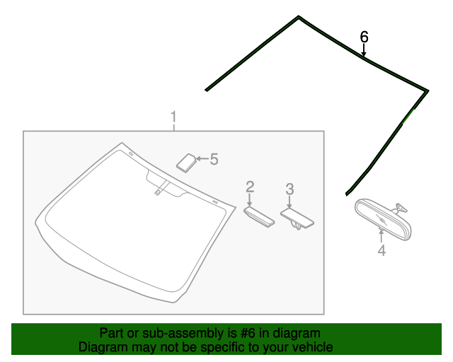 2011-2016 Hyundai Reveal Molding 86131-3X000 | OEM Parts Online