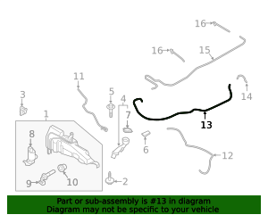 2020-2025 Lincoln Corsair Connector Hose LJ7Z-17A605-G | OEM Parts Online