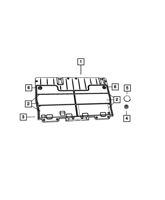 2013-2020 Mopar Load Floor Cover Assembly 5XQ68DX9AE | Mopar Online Parts