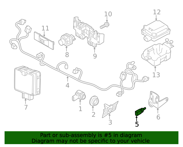2015-2021 Volkswagen Ambient Temp Sensor 8Z0-820-535-B | vwpartscente