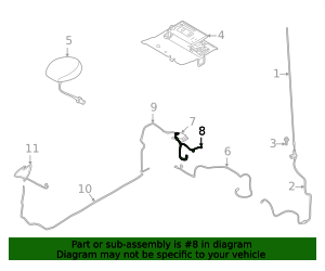 M2DZ-18812-A - Antenna Cable 2021-2024 Ford Bronco | Ford Parts Direct