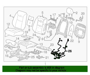 2022-2023 Cadillac XT5 F Harness 85114561 | QuirkParts