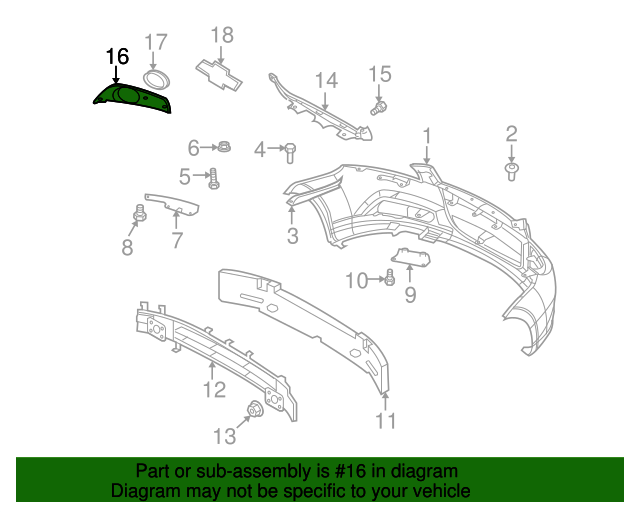 2009-2011 Chevrolet Aveo5 Lower Cover 96808145 | GMPartsDirect.com