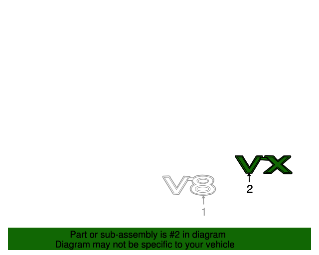 2008 Toyota Land Cruiser Nameplate 75473-60120 | Toyota Parts Center