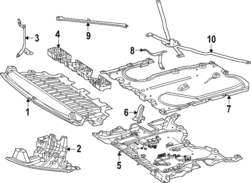 2022-2025 Mercedes-Benz Front Shield 2065202300 | Retail Performance ...