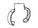 2020-2025 GM Rear Parking Brake Shoe Kit 84523897 GM | GMPartsDirect.com